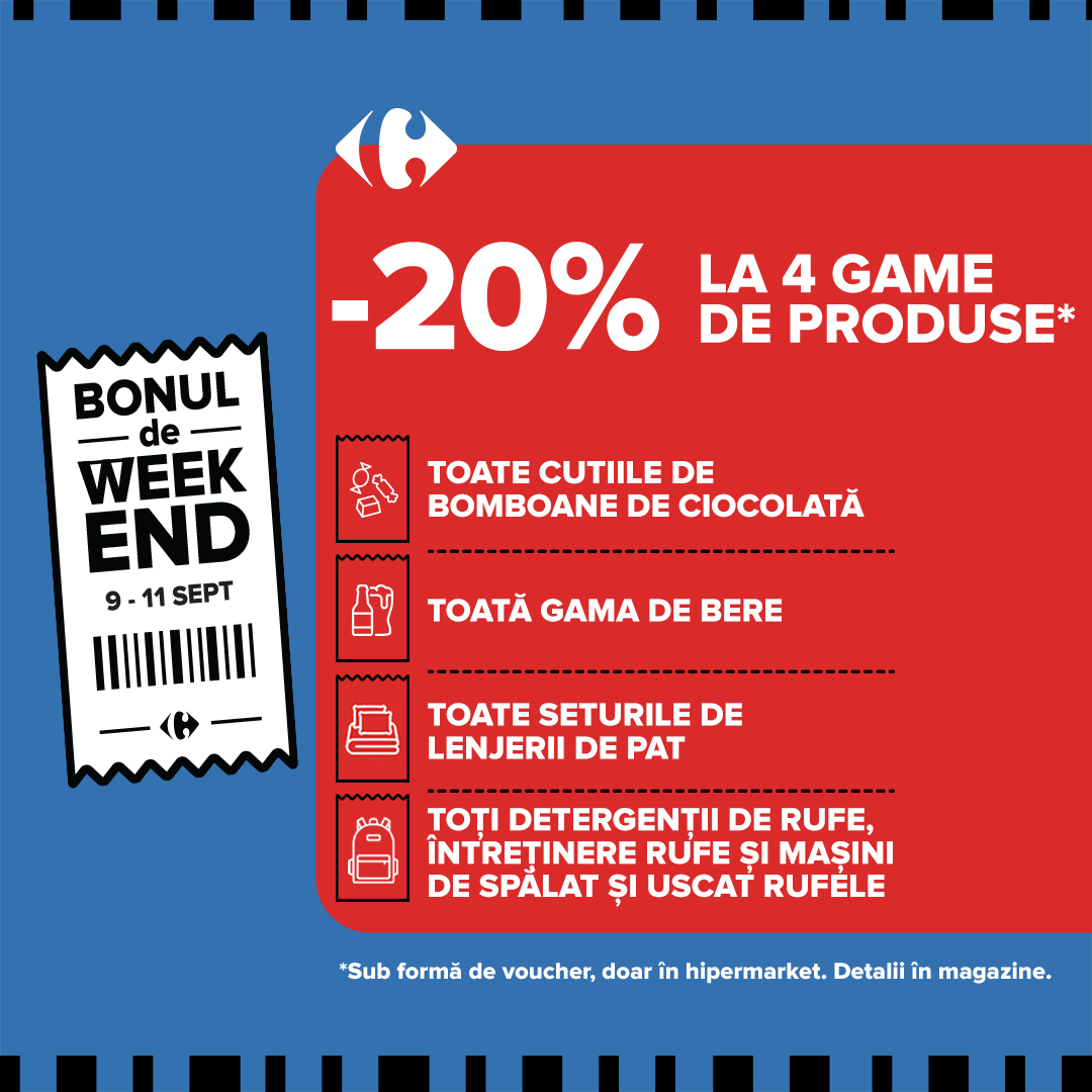 Bonul din weekend - Baia Mare Value Centre - Baia Mare Value Centre